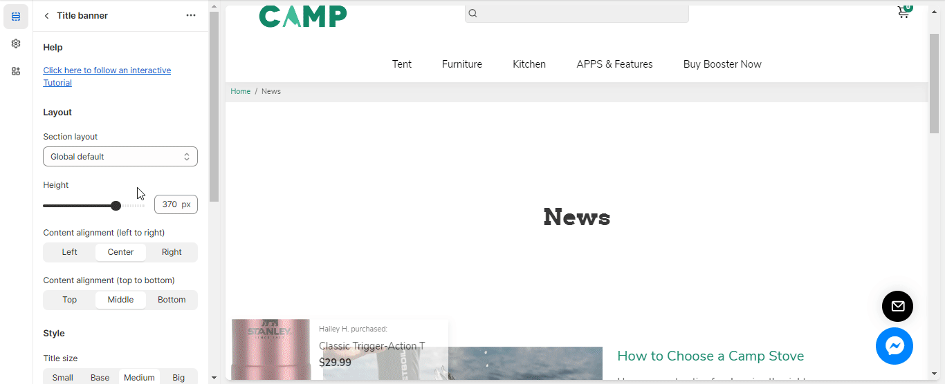 Title Banner for Blogs